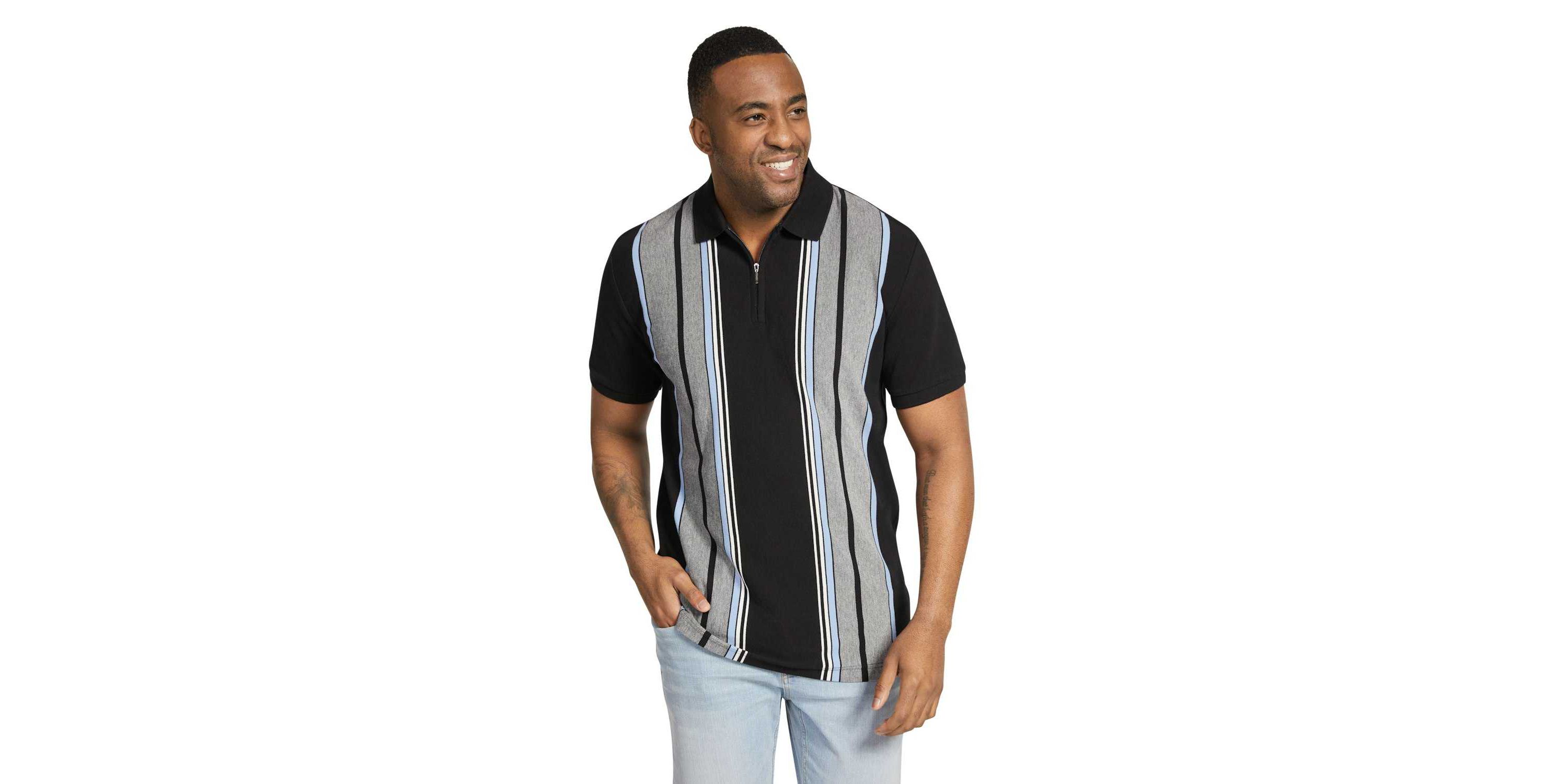 Johnny Bigg Big & Tall Johnny Bigg Lester Vertical Stripe Polo | Belk