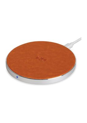 Phunkee Tree Tan Leather Wireless Charging Pad | belk
