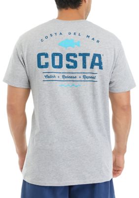 Costa Del Mar Men's Short Sleeve Topwater Graphic T-Shirt | Belk