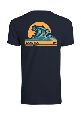 Costa Del Mar Short Sleeve Rad Wave Graphic T-Shirt | belk