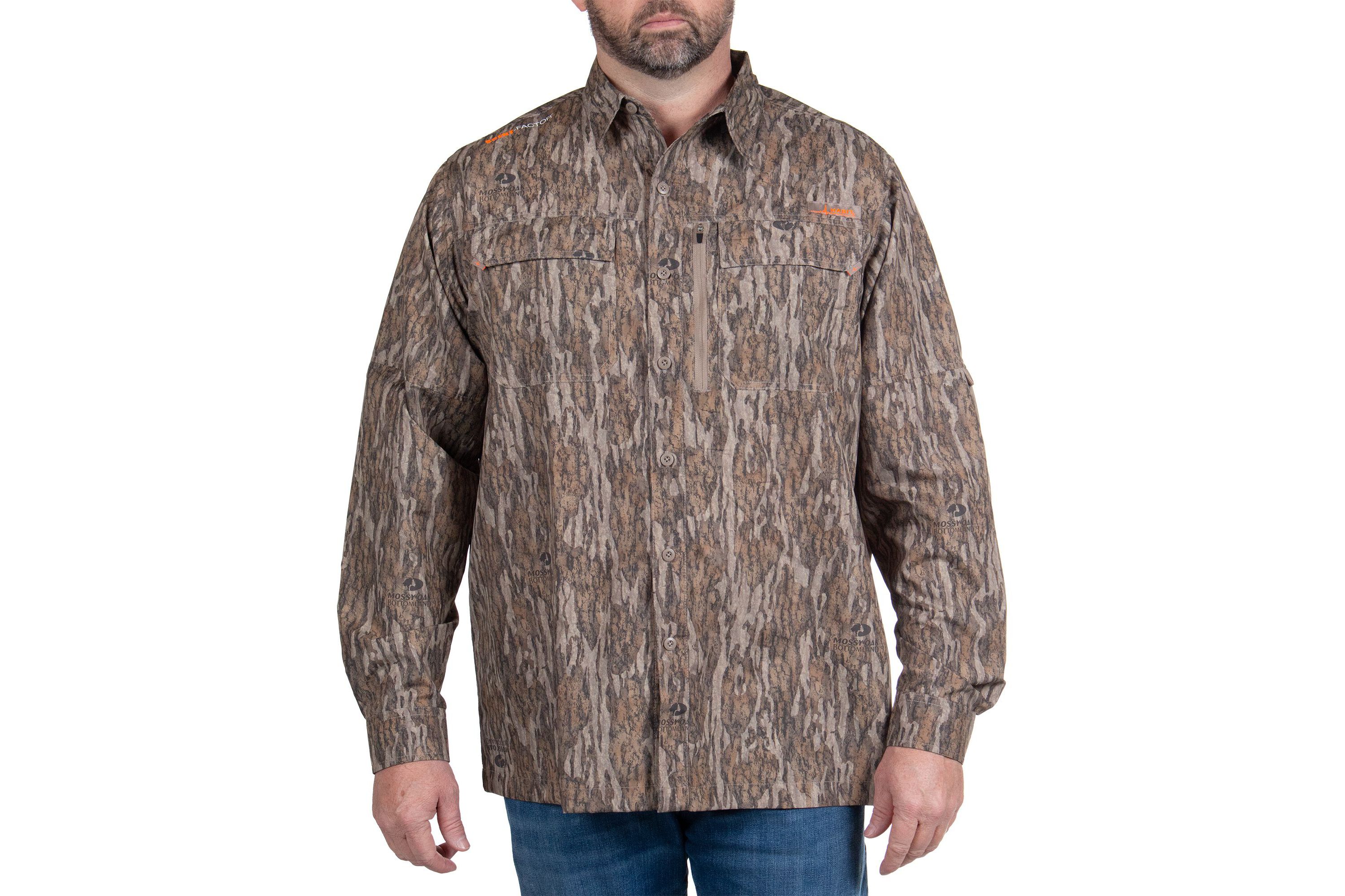Habit Men's Hatcher Pass Long Sleeve Camo Guide Shirt | Belk