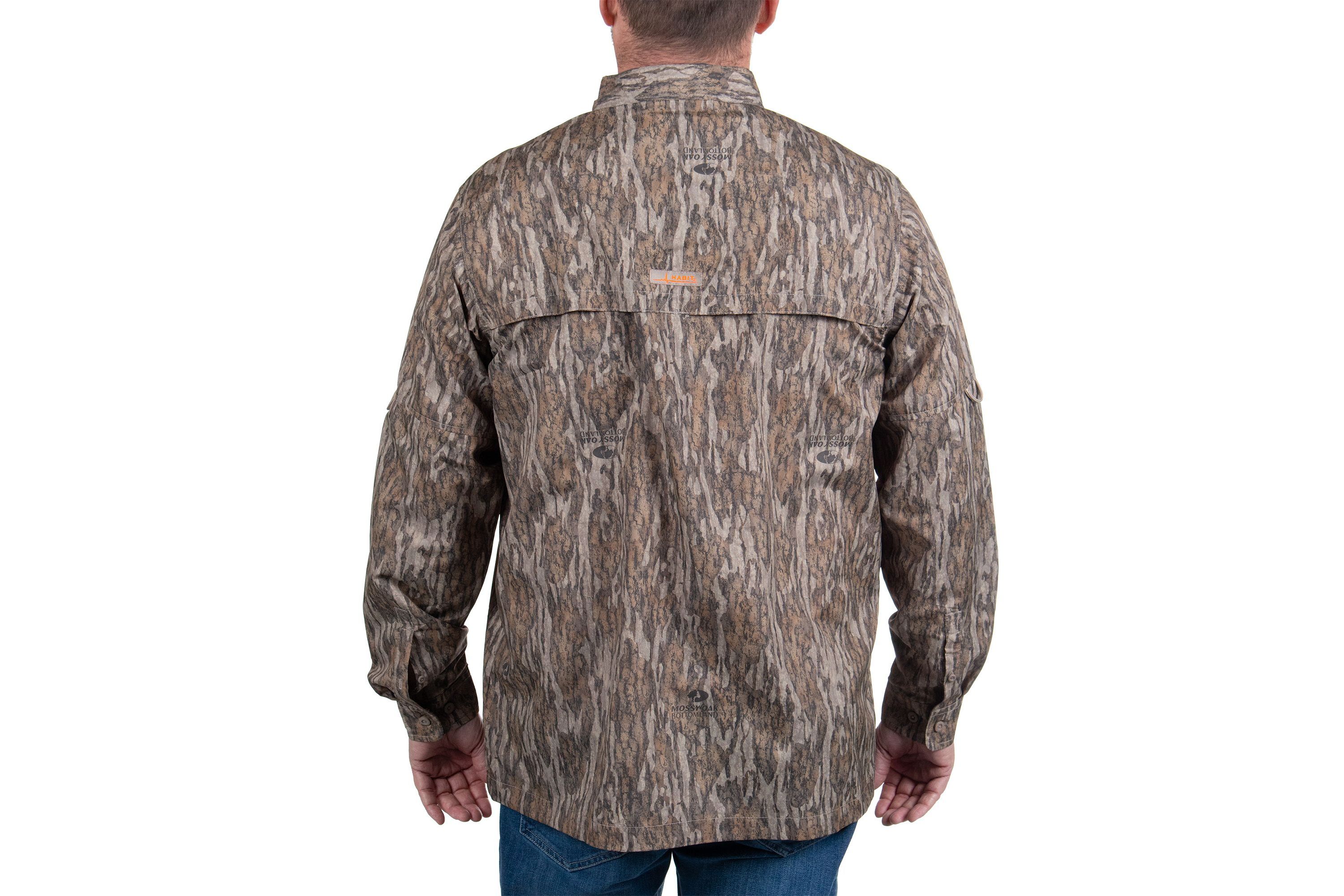 Habit Men's Hatcher Pass Long Sleeve Camo Guide Shirt | Belk