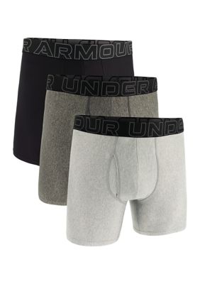 Under Armour® Performance Tech 6'' Boxer Briefs - 3 Pack | belk