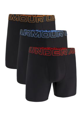 Under Armour® Performance Tech 6'' Boxer Briefs - 3 Pack | belk