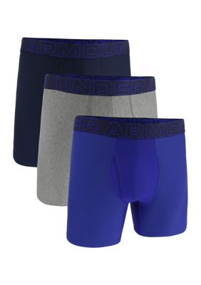 Under Armour® Performance Tech 6'' Boxer Briefs - 3 Pack | belk