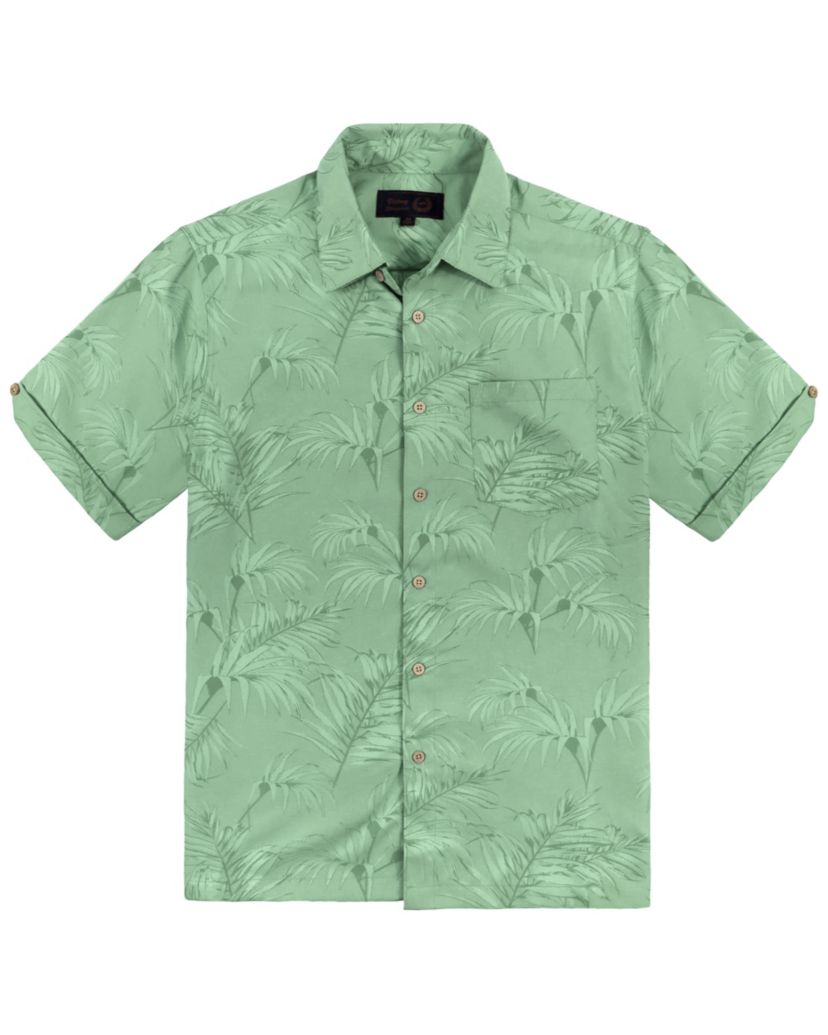Victory Outfitters Men's Woven Short Sleeve Button Up with Textured ...