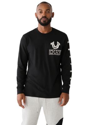 True Religion Men's Long Sleeve Logo Tour Graphic T-Shirt | belk