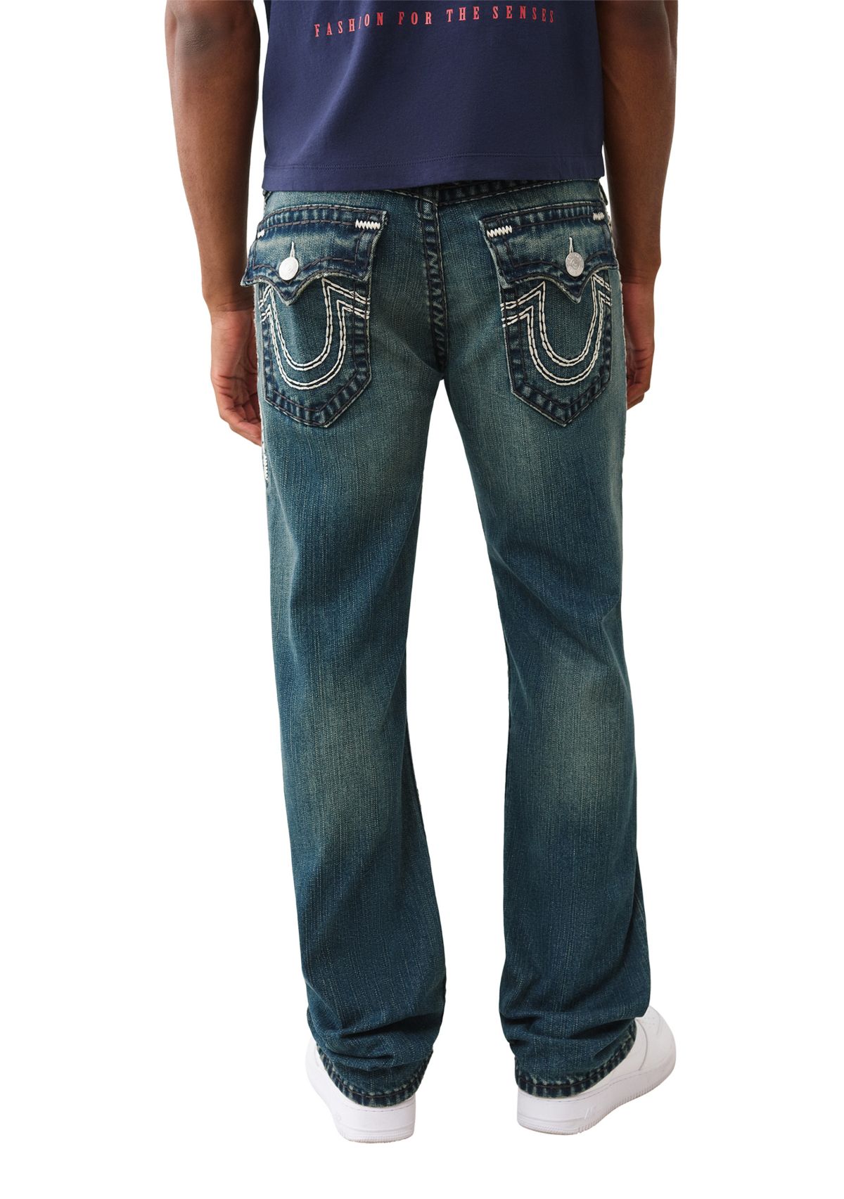 True Religion Ricky Straight Super QT Flap Jeana | Belk