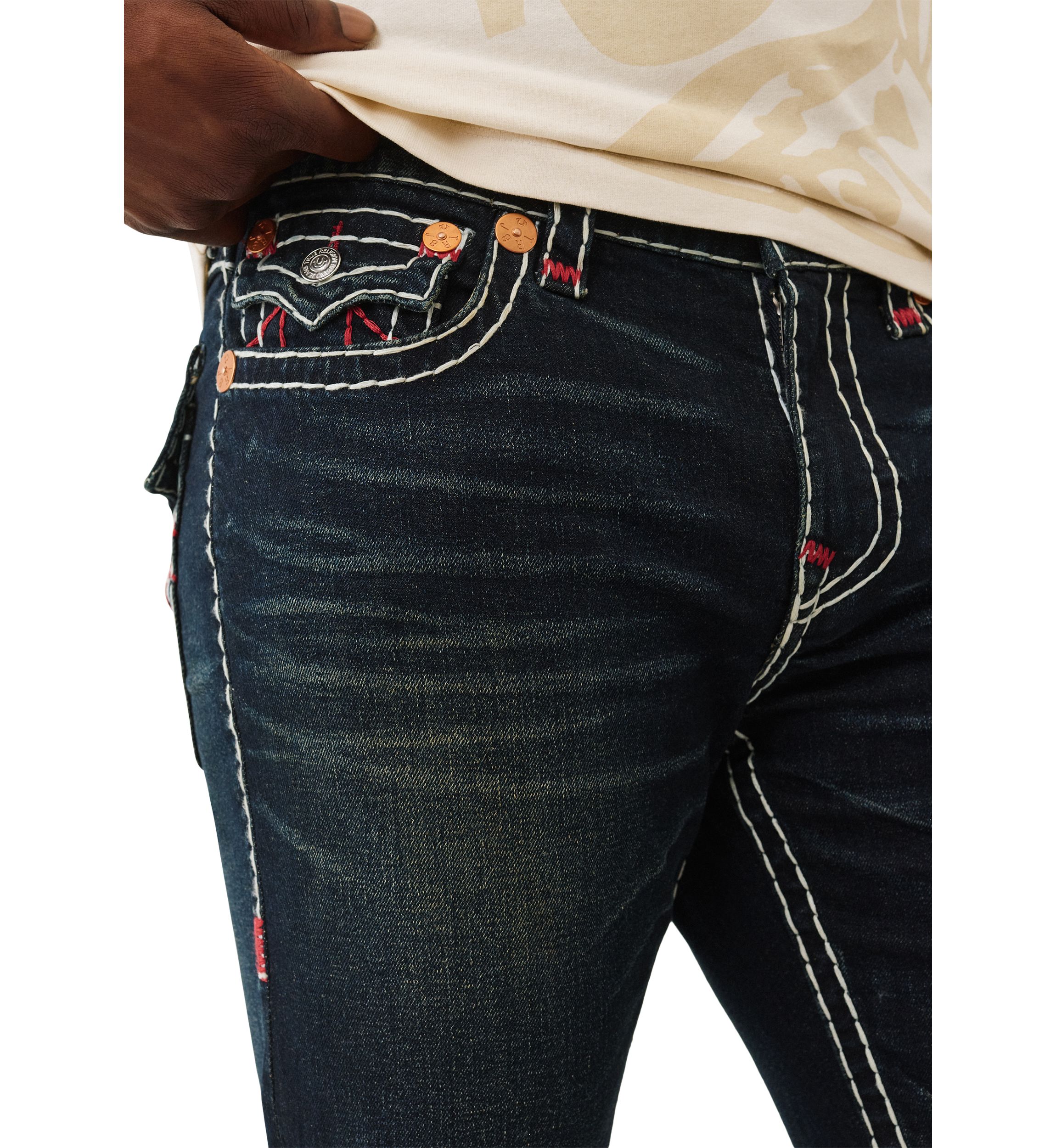 True Religion Billy Boot Cut Super T Flap Jeans | Belk