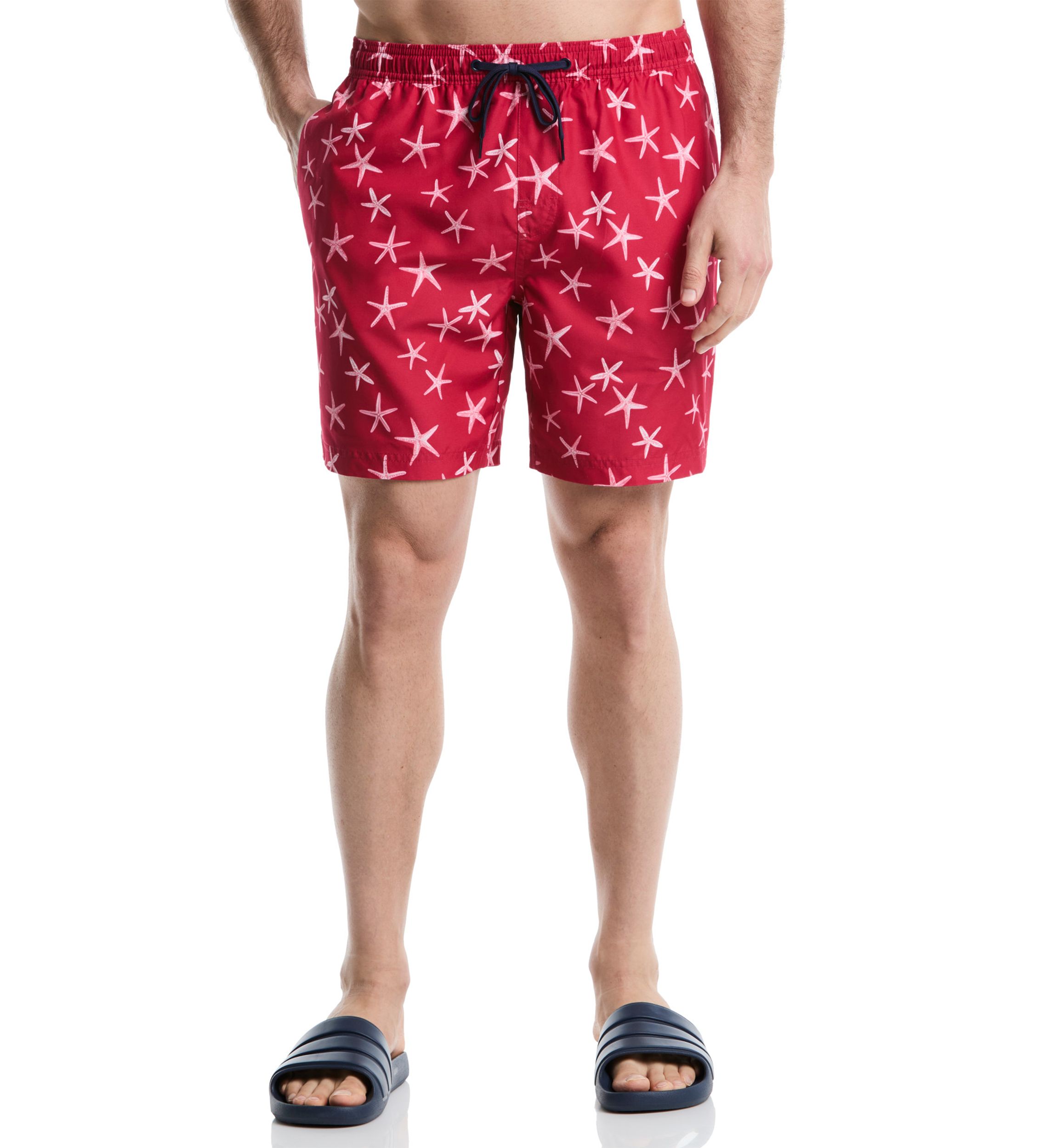 Southern Proper Printed Starfish Swim Trunks | Belk