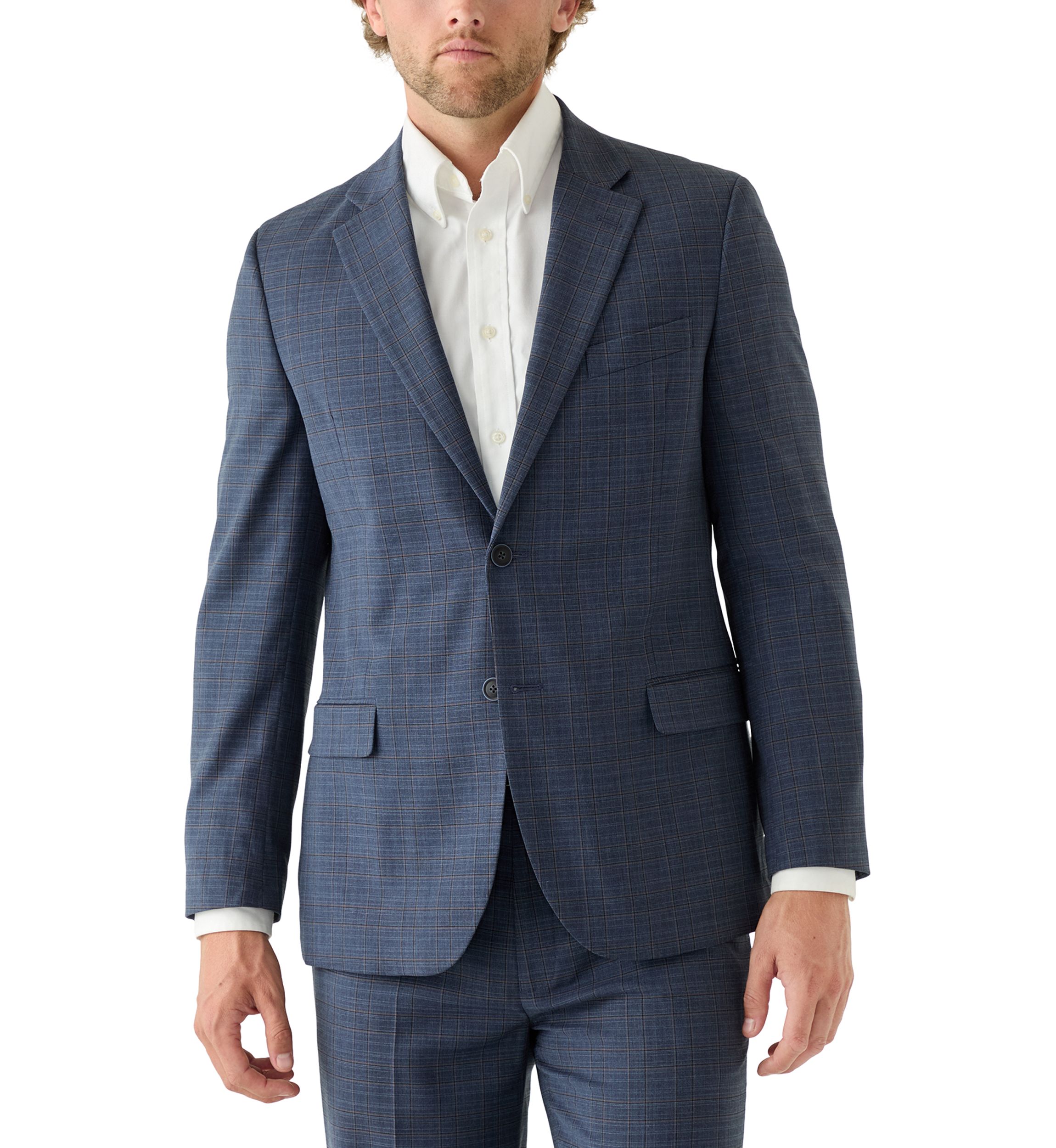 Nautica Blue Plaid Suit Jacket | Belk