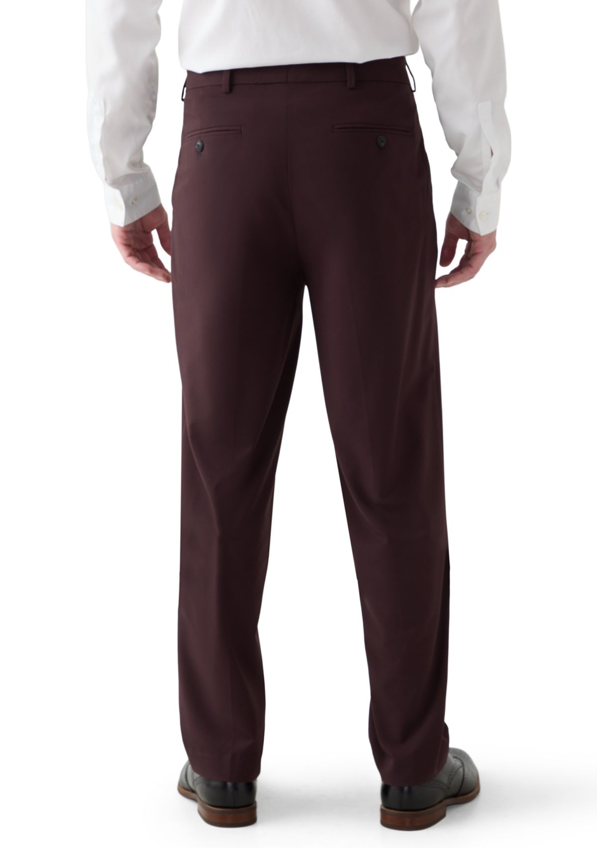 Vince Camuto Burgundy Super Stretch Suit Pant | Belk