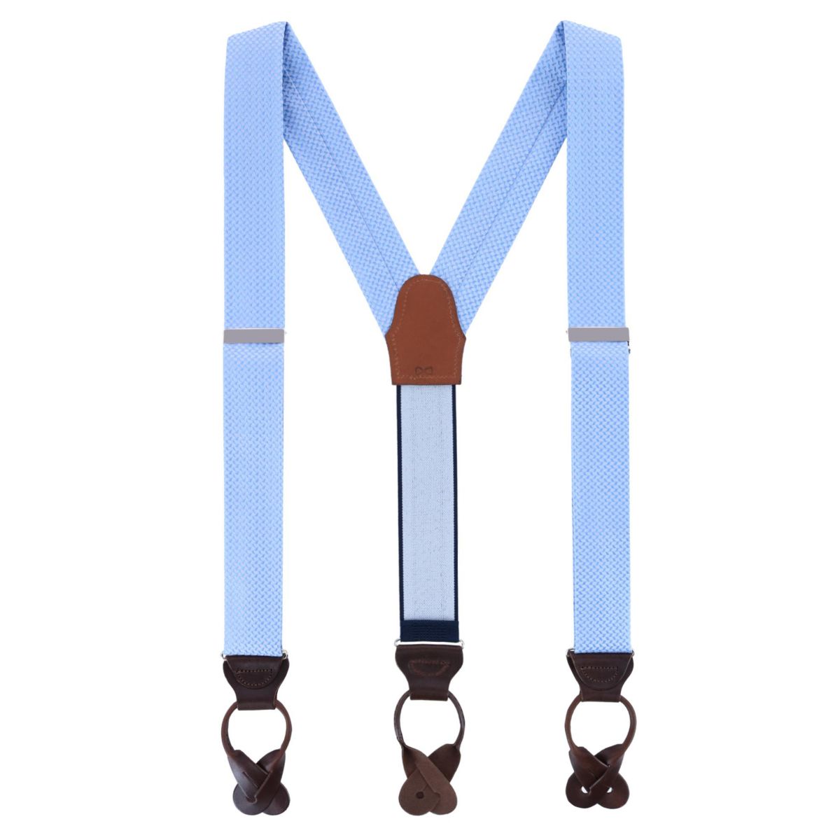 Trafalgar Gamma Geometric Pattern Silk Button End Braces | Belk