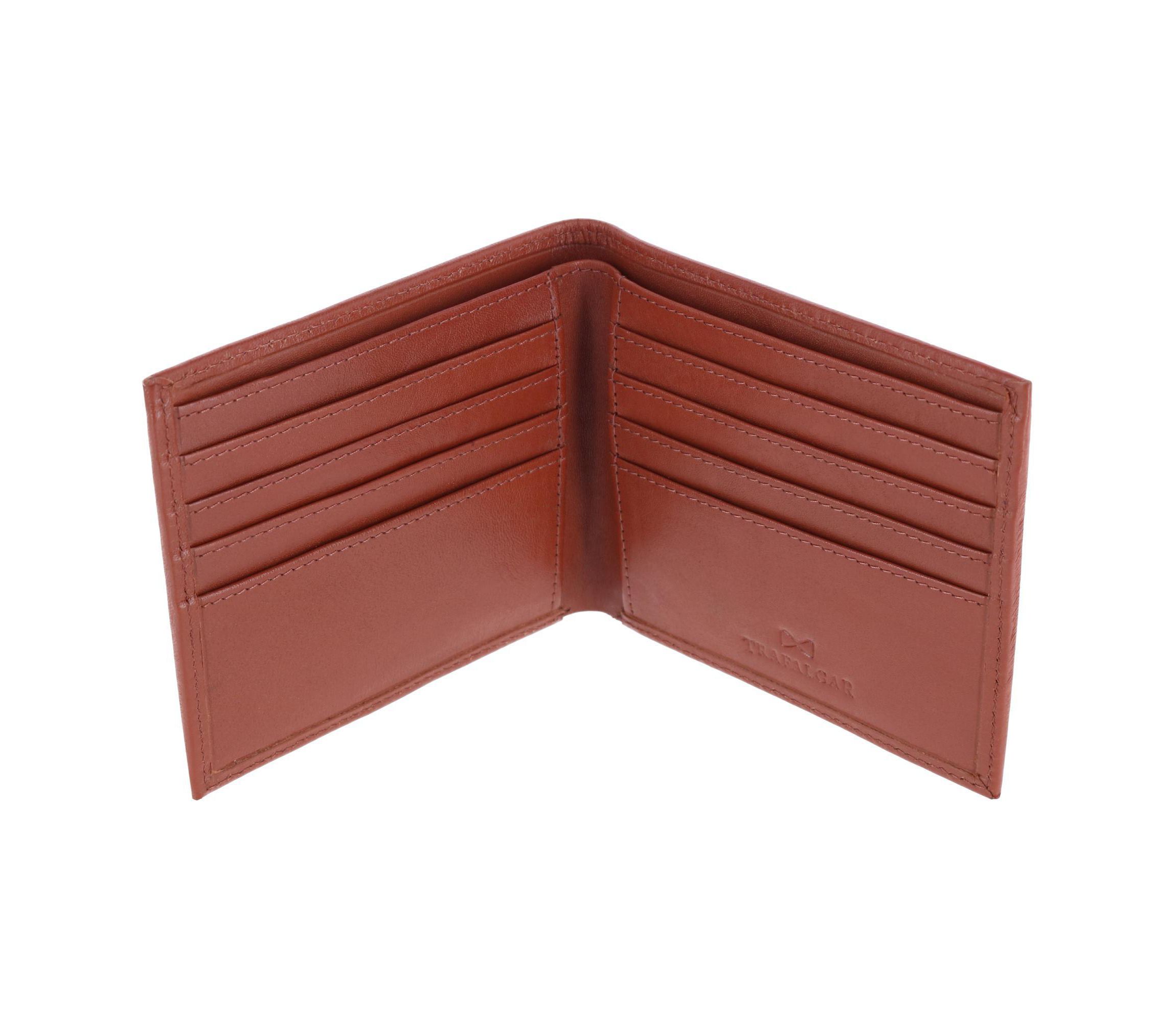 Trafalgar Sergio Genuine Leather 8-Slot Bi-Fold RFID Wallet | Belk