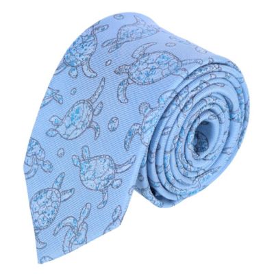 Trafalgar Morla The Wise Sea Turtle Linen Blend Novelty Necktie | Belk