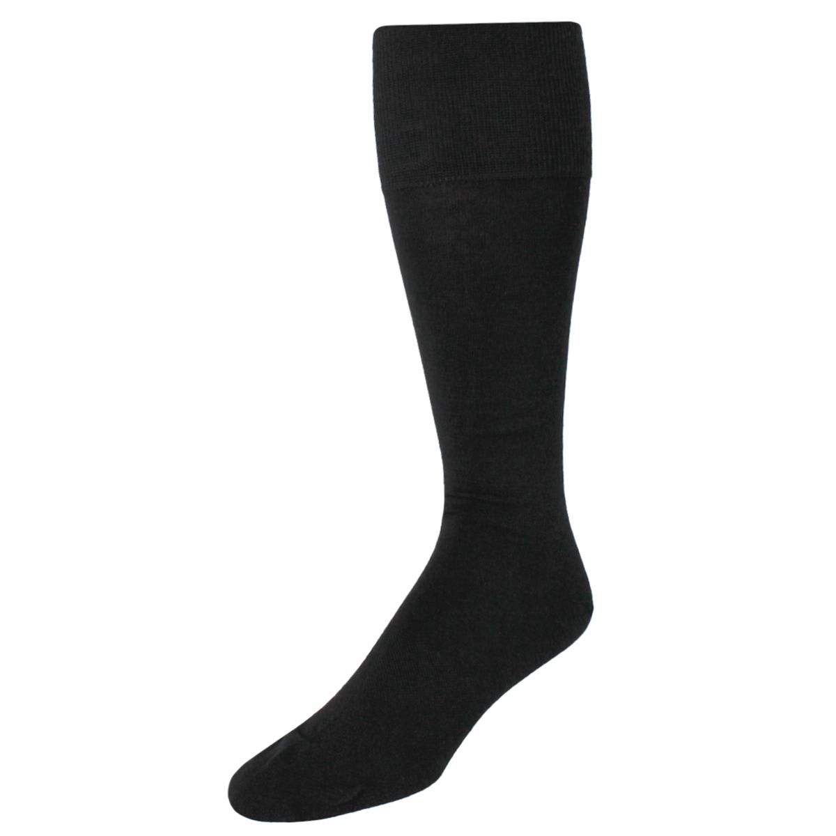 Trafalgar Gaston Solid Colored Over-The-Calf Merino Wool Socks (1 Pair ...