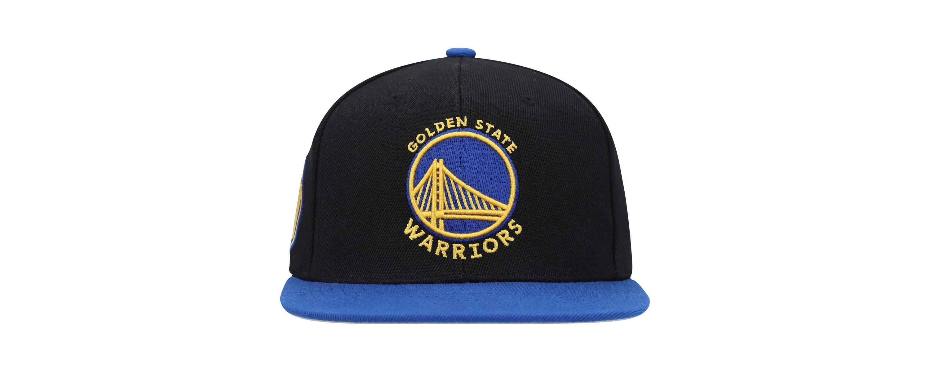 Mitchell & Ness NBA Black/Royal Golden State Warriors Side Core 2.0 ...