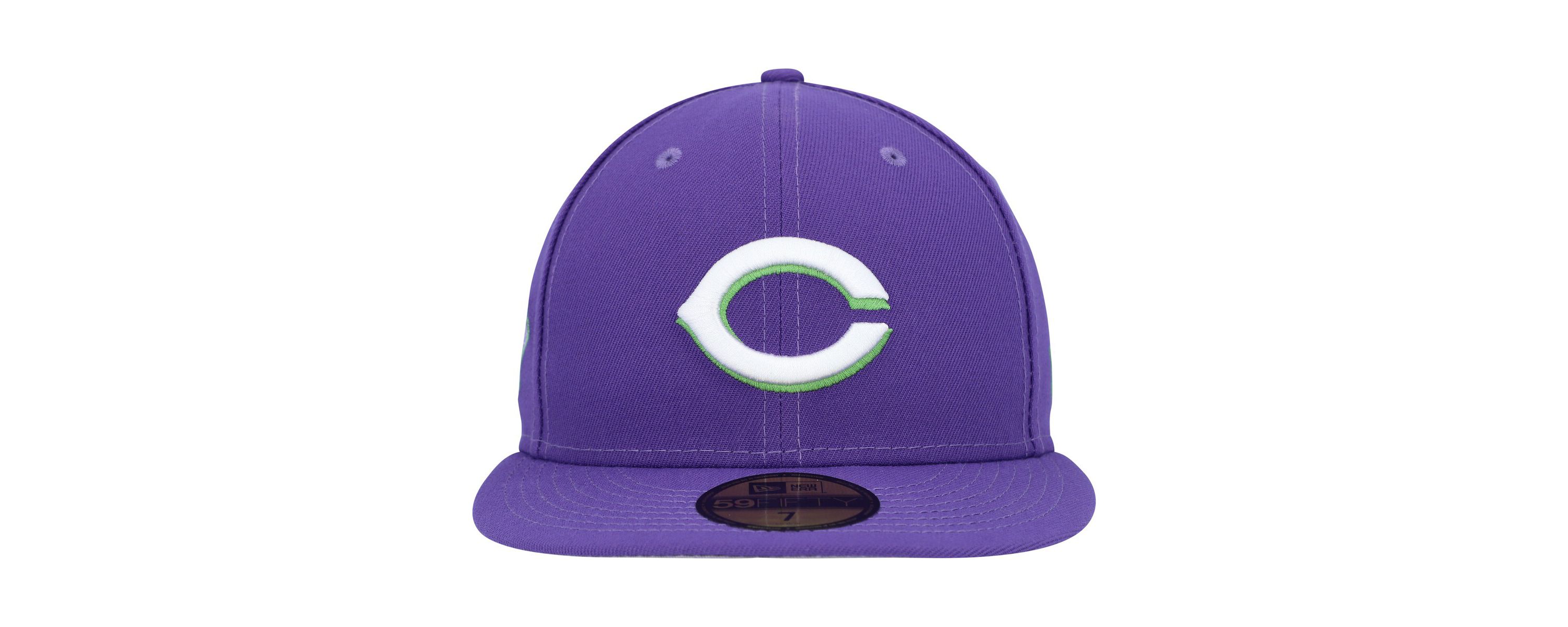 New Era MLB Cincinnati Reds Lime Side Patch 59FIFTY Fitted Hat | Belk