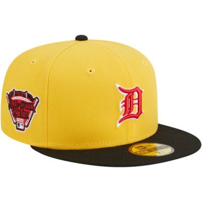 New Era MLB Yellow/Black Detroit Tigers Grilled 59FIFTY Fitted Hat | belk