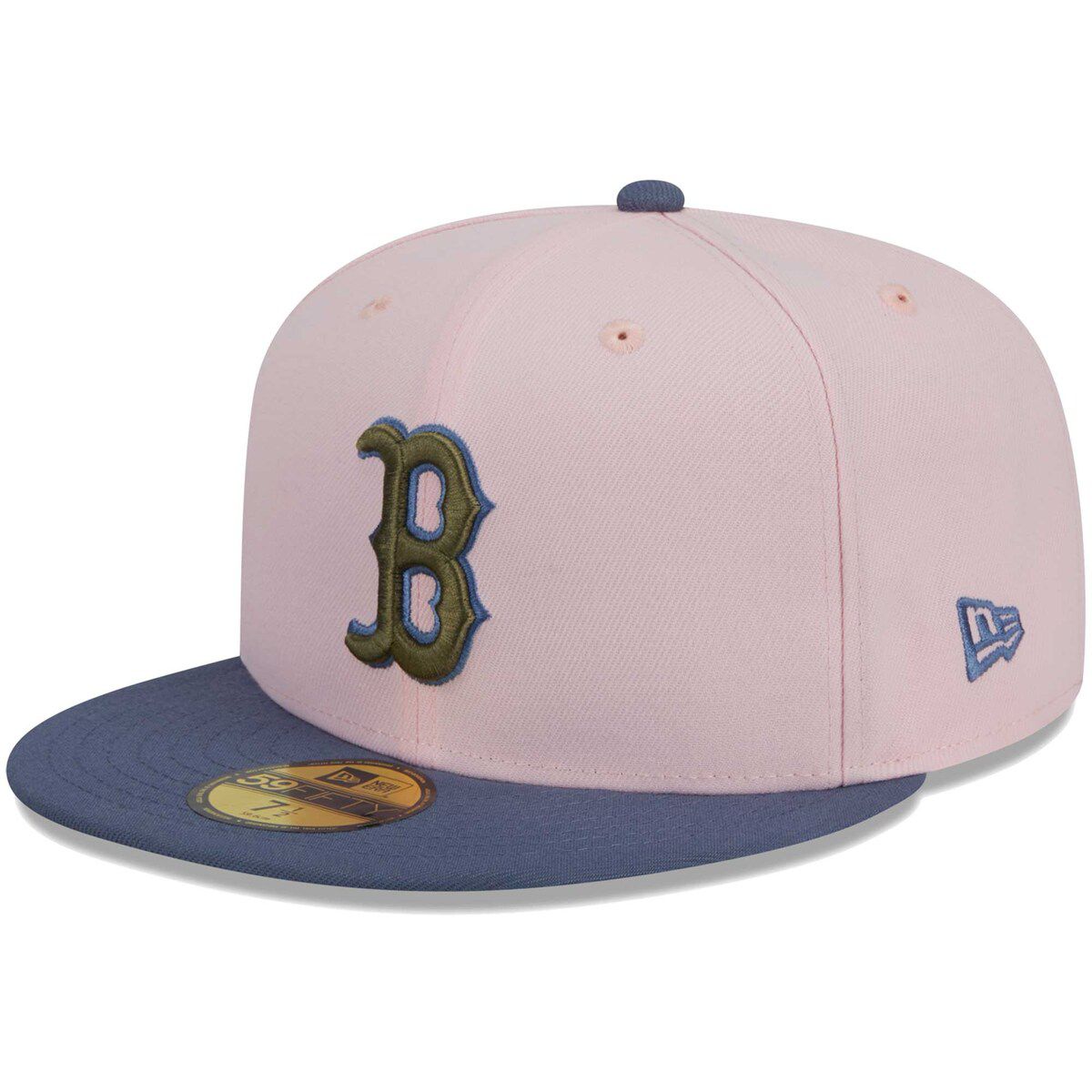 New Era Boston Red Sox MLB Pink/Blue Boston Sox Undervisor 59FIFTY ...