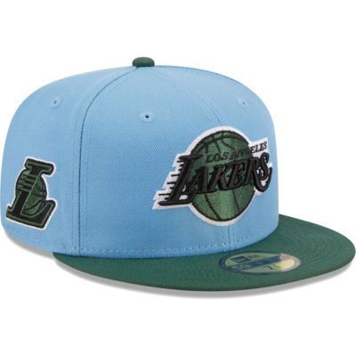 New Era NBA Light Blue/Green Los Angeles Lakers Two-Tone 59FIFTY Fitted ...