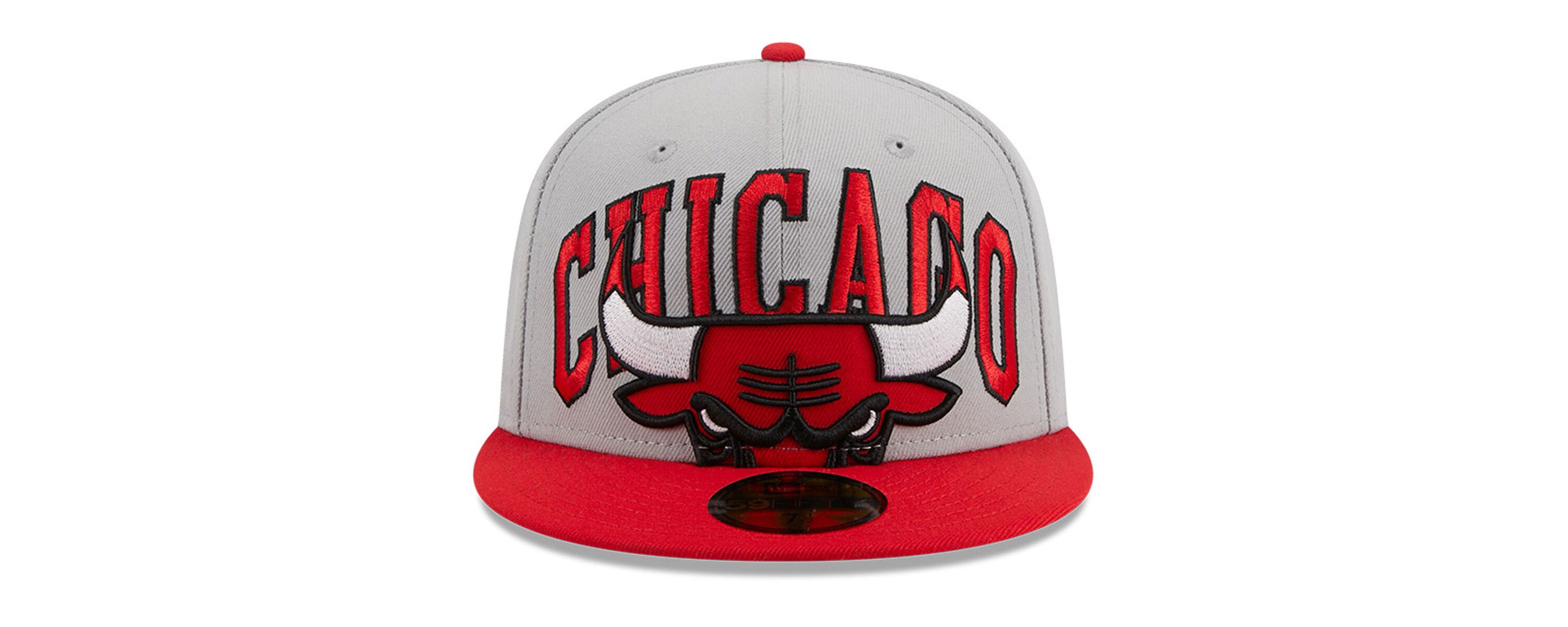 New Era NBA Gray/Red Chicago Bulls Tip-Off Two-Tone 59FIFTY Fitted Hat ...