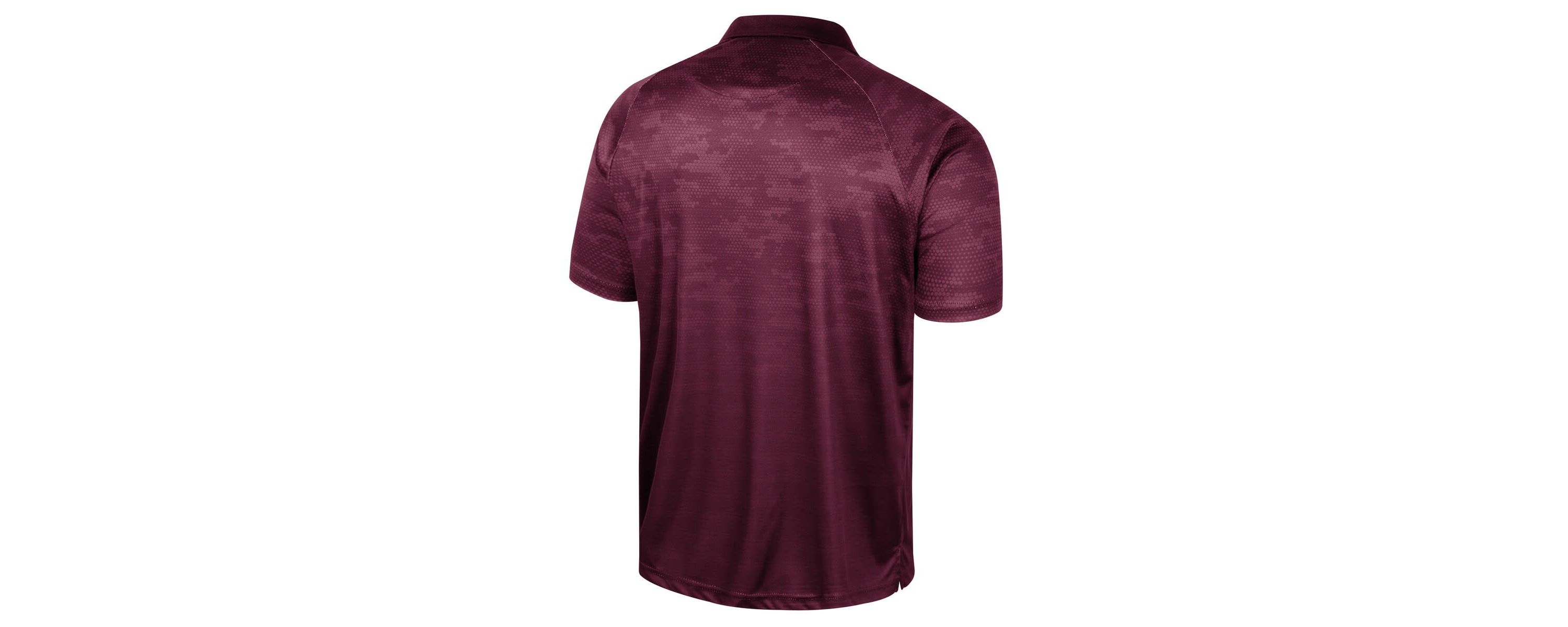 Colosseum NCAA Mississippi State Bulldogs Honeycomb Raglan Polo | Belk