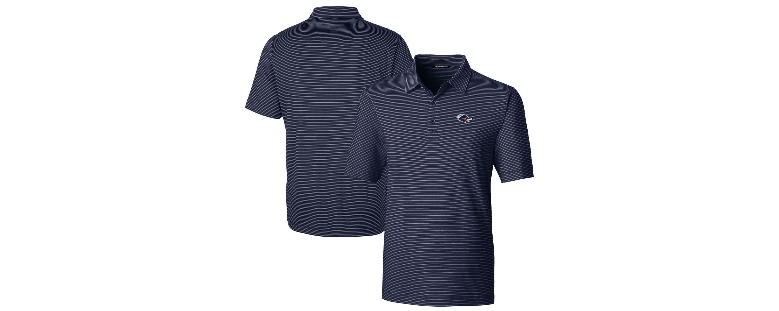 Cutter & Buck NCAA UTSA Roadrunners Forge Pencil Stripe Stretch DryTec ...