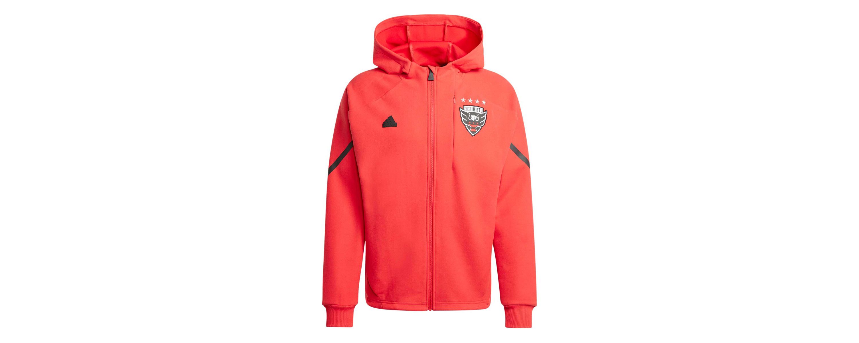 adidas MLS D.C. United 2024 Anthem Travel Raglan Sleeve Full-Zip Jacket ...