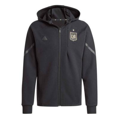 adidas MLS LAFC 2024 Anthem Travel Raglan Sleeve Full-Zip Jacket | belk