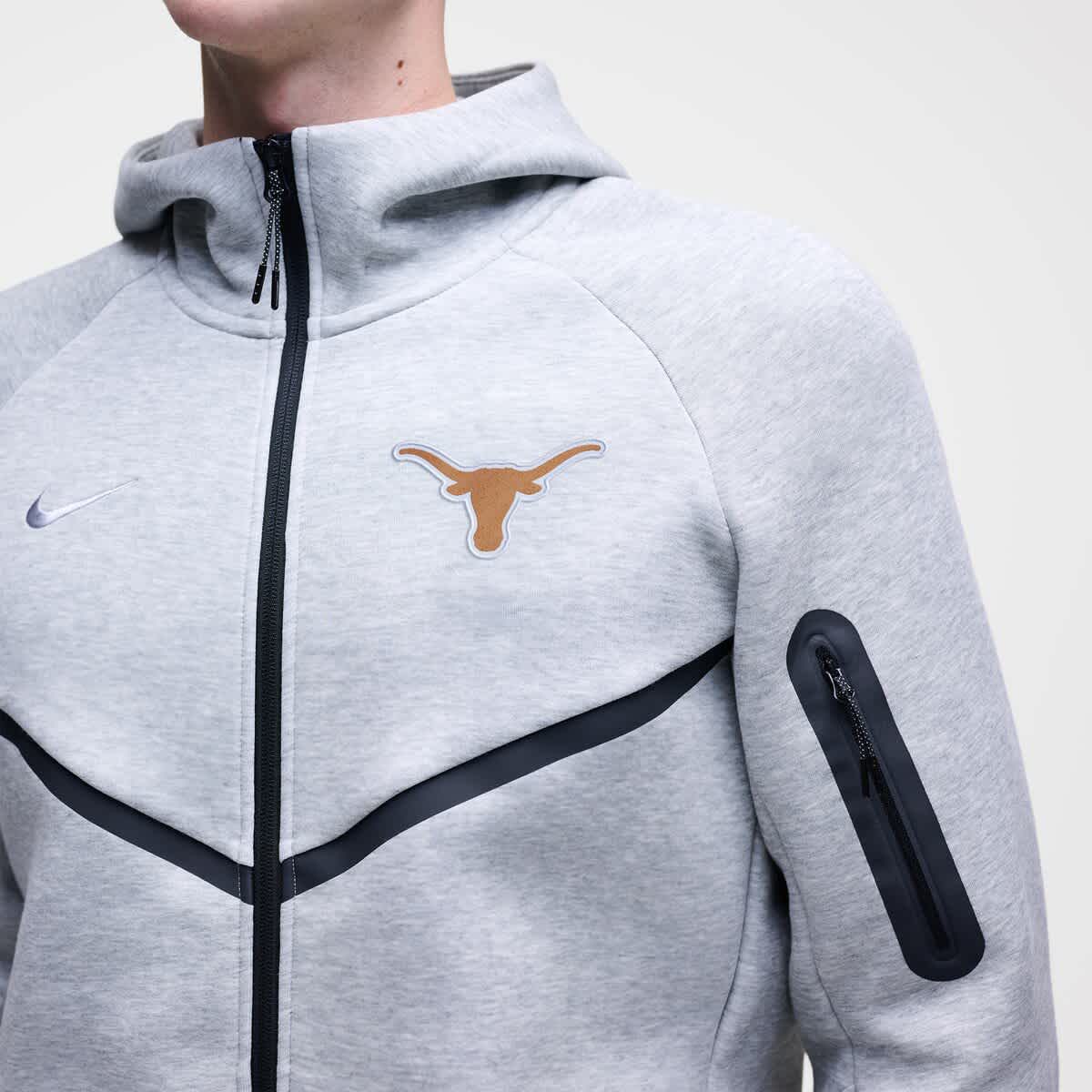 Nike® NCAA Nike Texas Longhorns Tech Fleece Full-Zip Windrunner Hoodie ...