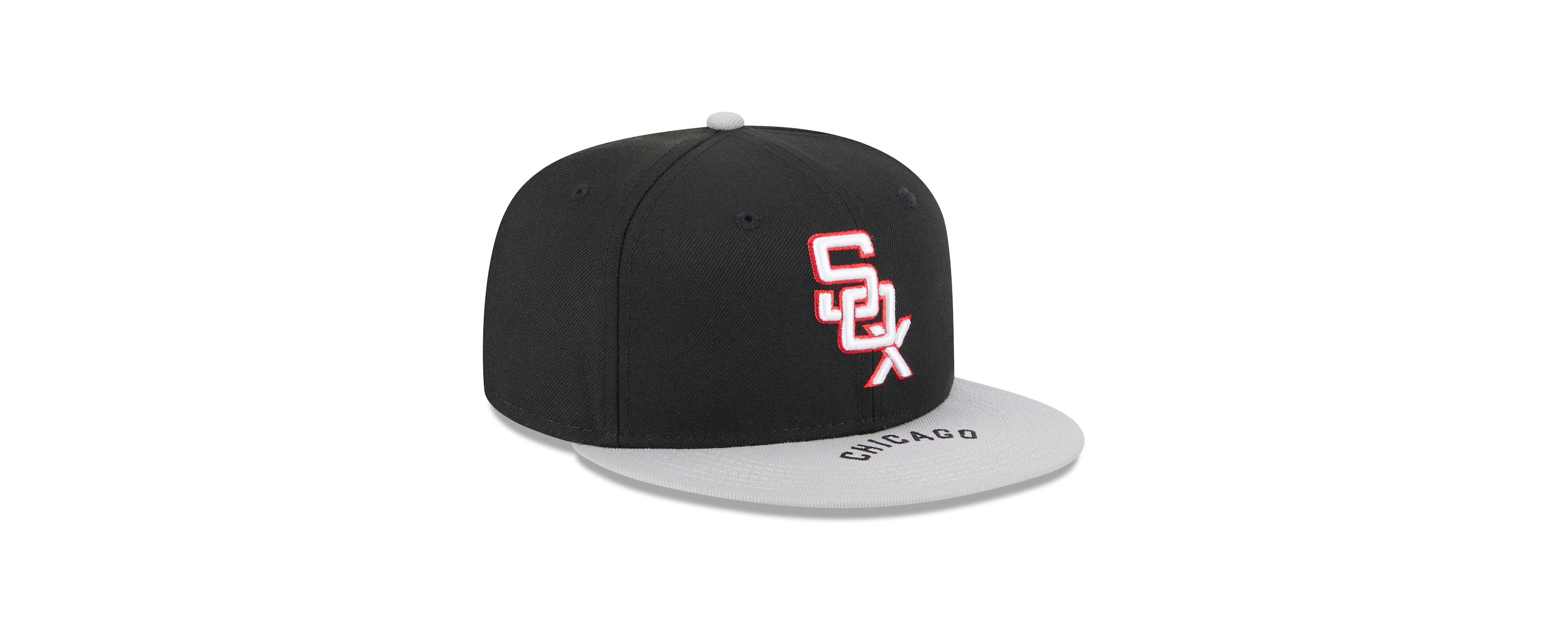 New Era Chicago White Sox MLB Black/Gray Chicago Sox On Deck 59FIFTY ...