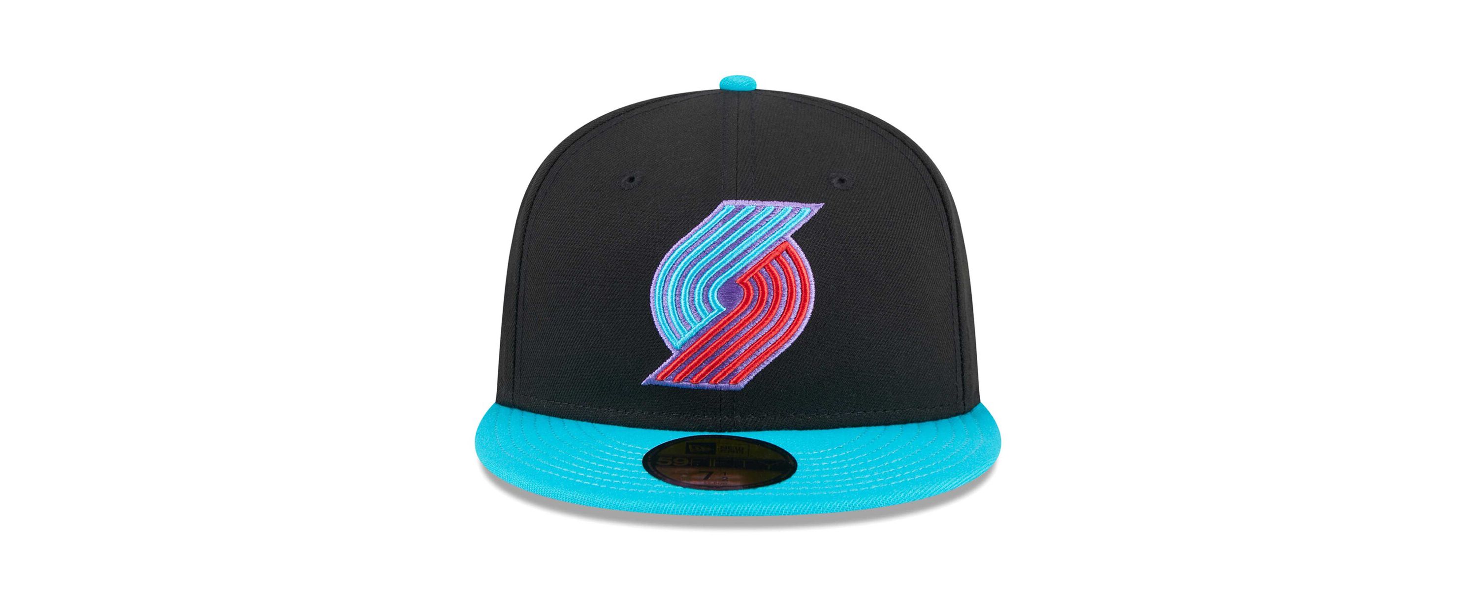 New Era NBA Black/Turquoise Portland Trail Blazers Arcade Scheme ...