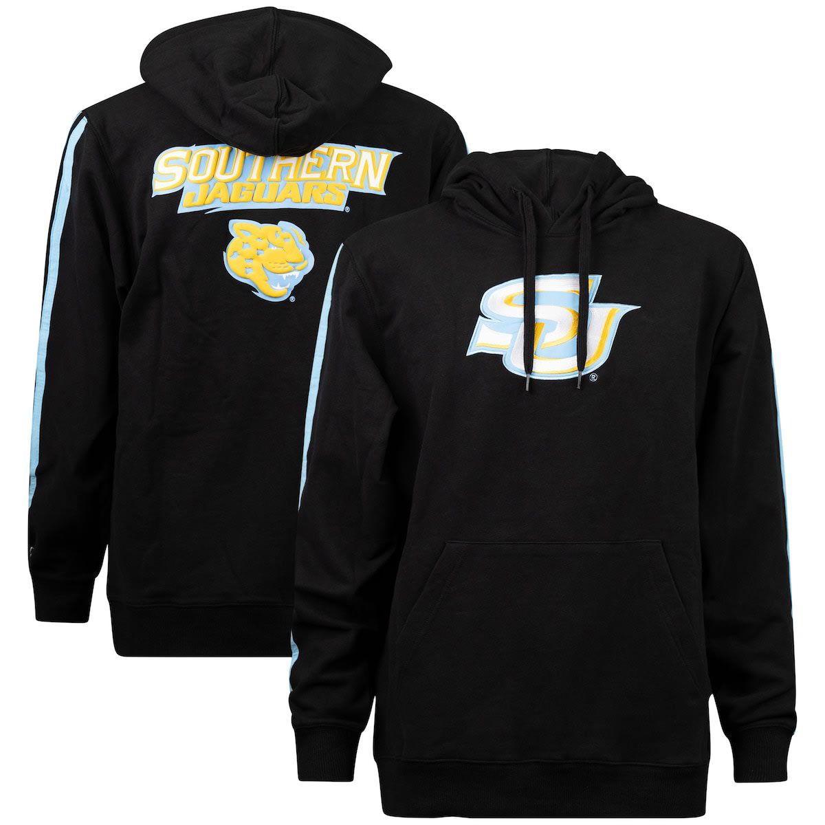 FISLL NCAA Southern University Jaguars Oversized Stripes Pullover ...