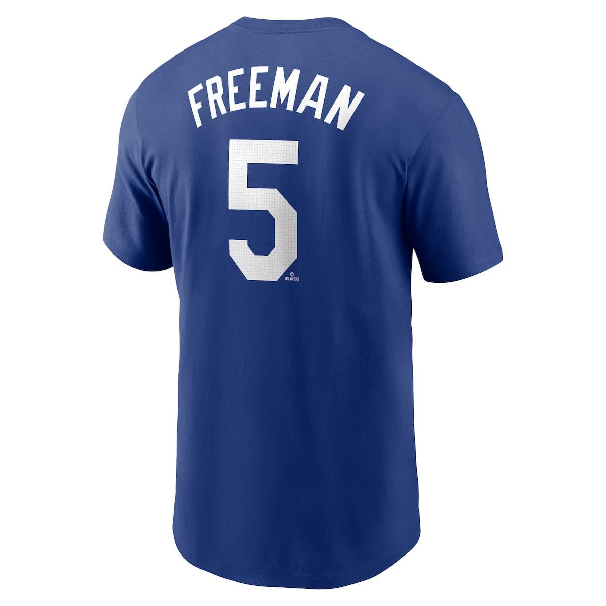 Nike® MLB Nike Freddie Freeman Los Angeles Dodgers Fuse Name & Number T ...