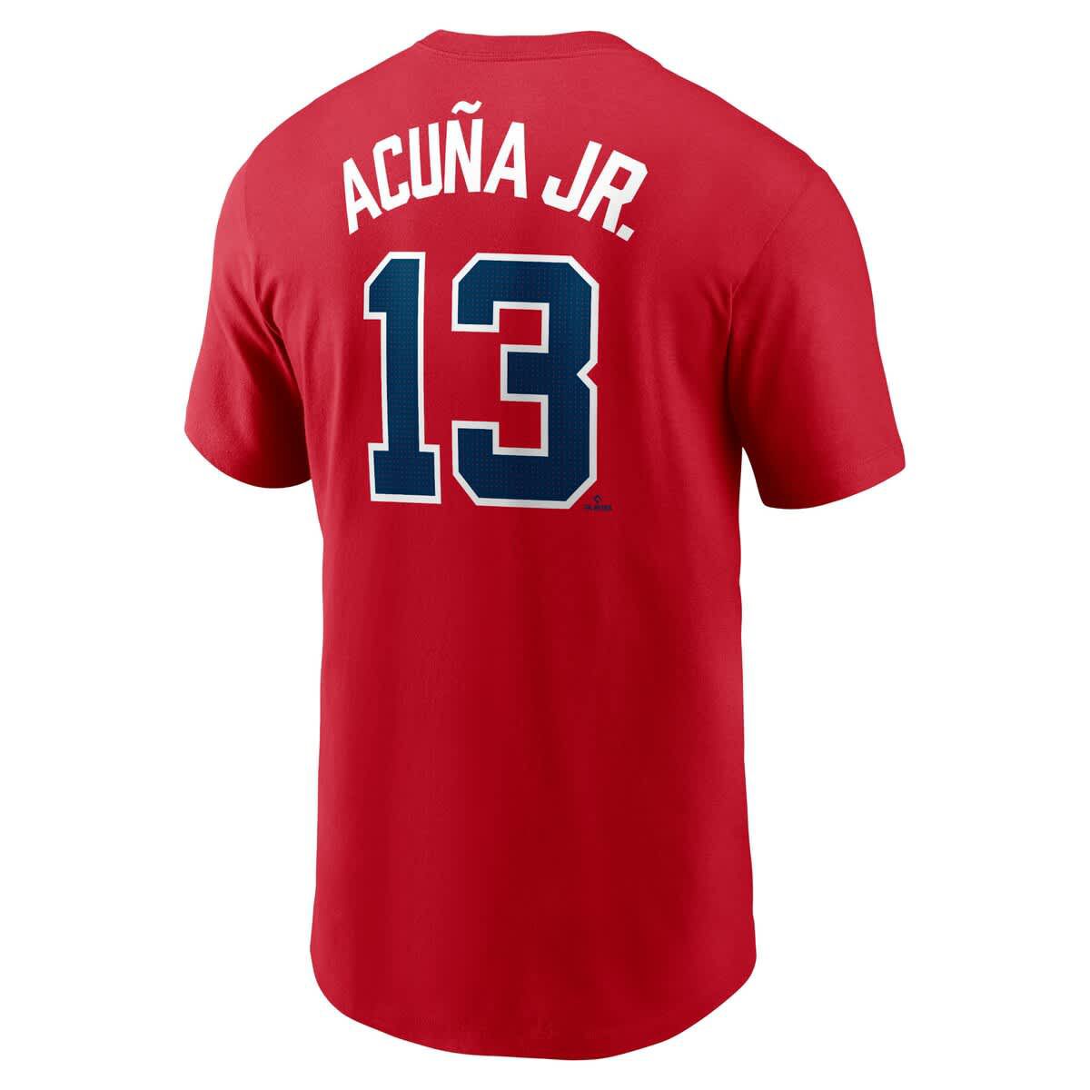 Nike® MLB Nike Ronald Acuña Jr. Atlanta Braves Fuse Name & Number T ...