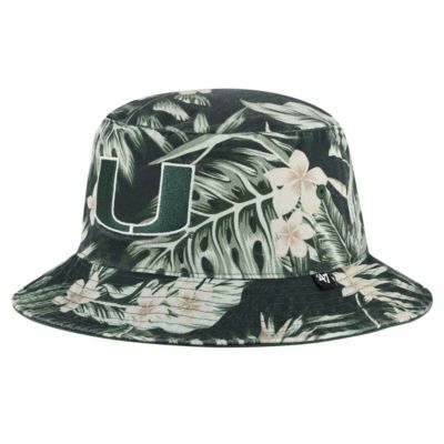 '47 Miami (FL) Hurricanes NCAA Miami Hurricanes Tropicalia Bucket Hat ...