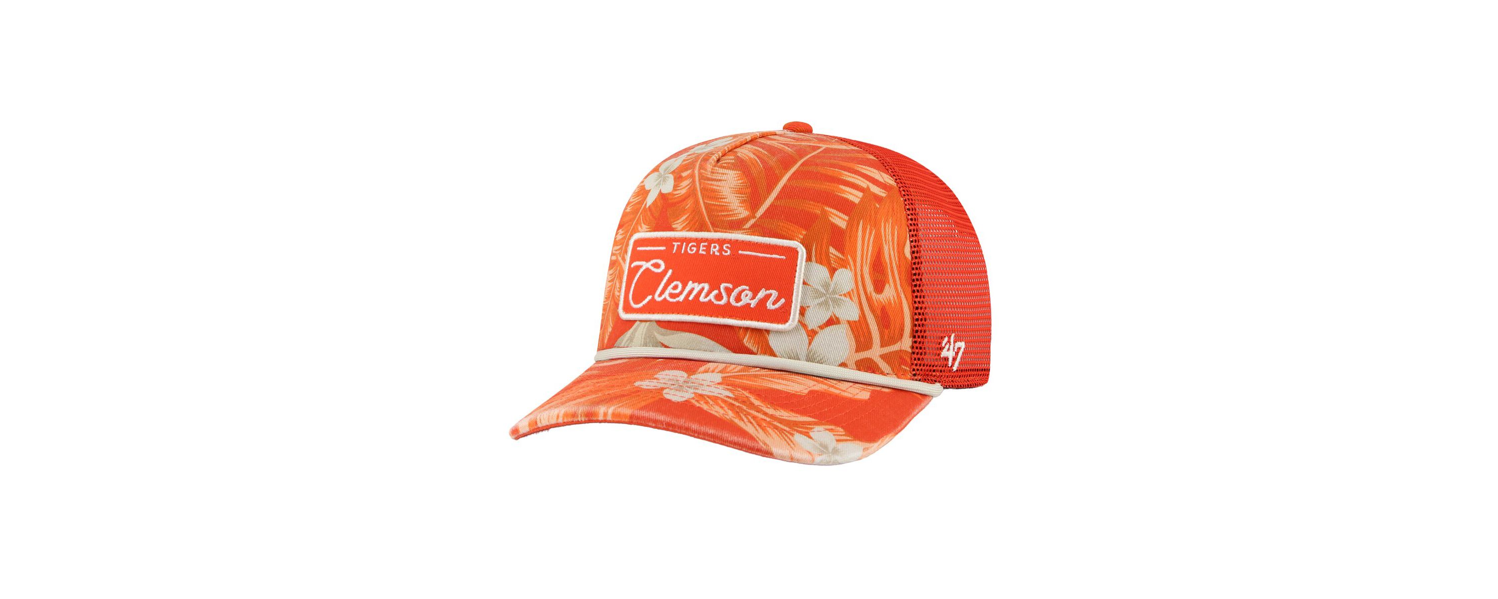 '47 NCAA Clemson Tigers Tropicalia Hitch Adjustable Hat | Belk
