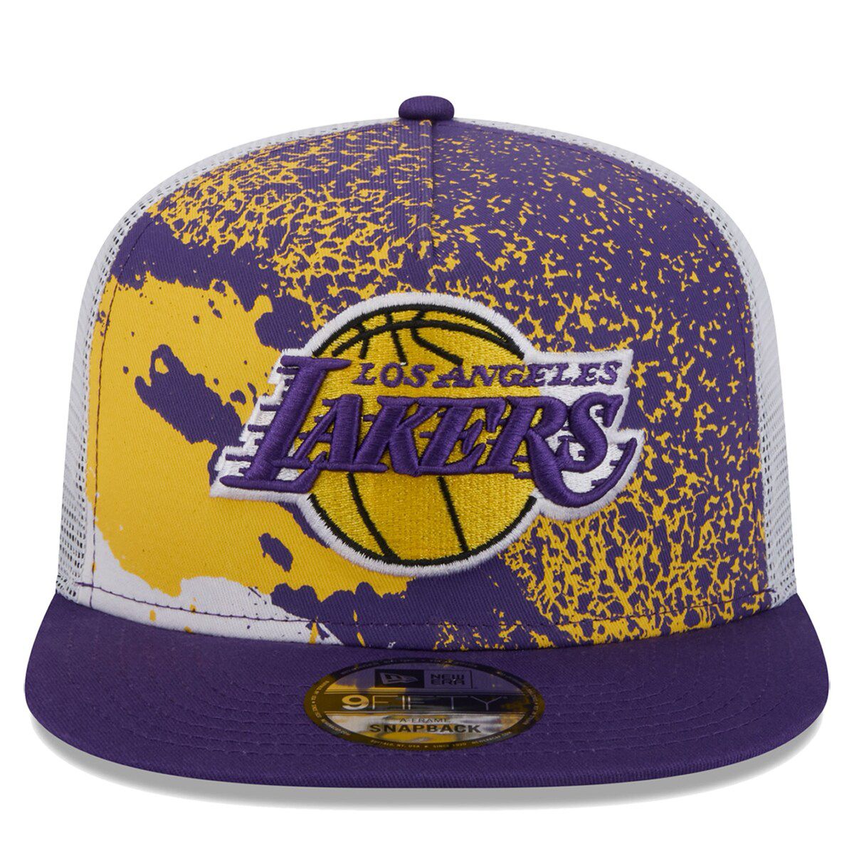 New Era NBA Los Angeles Lakers Court Sport Speckle 9FIFTY Snapback Hat ...