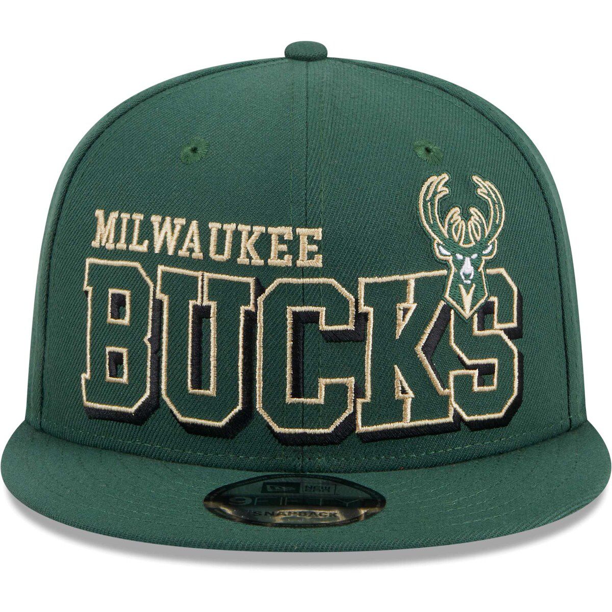 New Era NBA Hunter Milwaukee Bucks Gameday 9FIFTY Snapback Hat | Belk