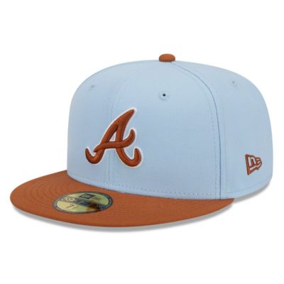New Era MLB Light Blue/Brown Atlanta Braves Spring Color Basic Two-Tone ...