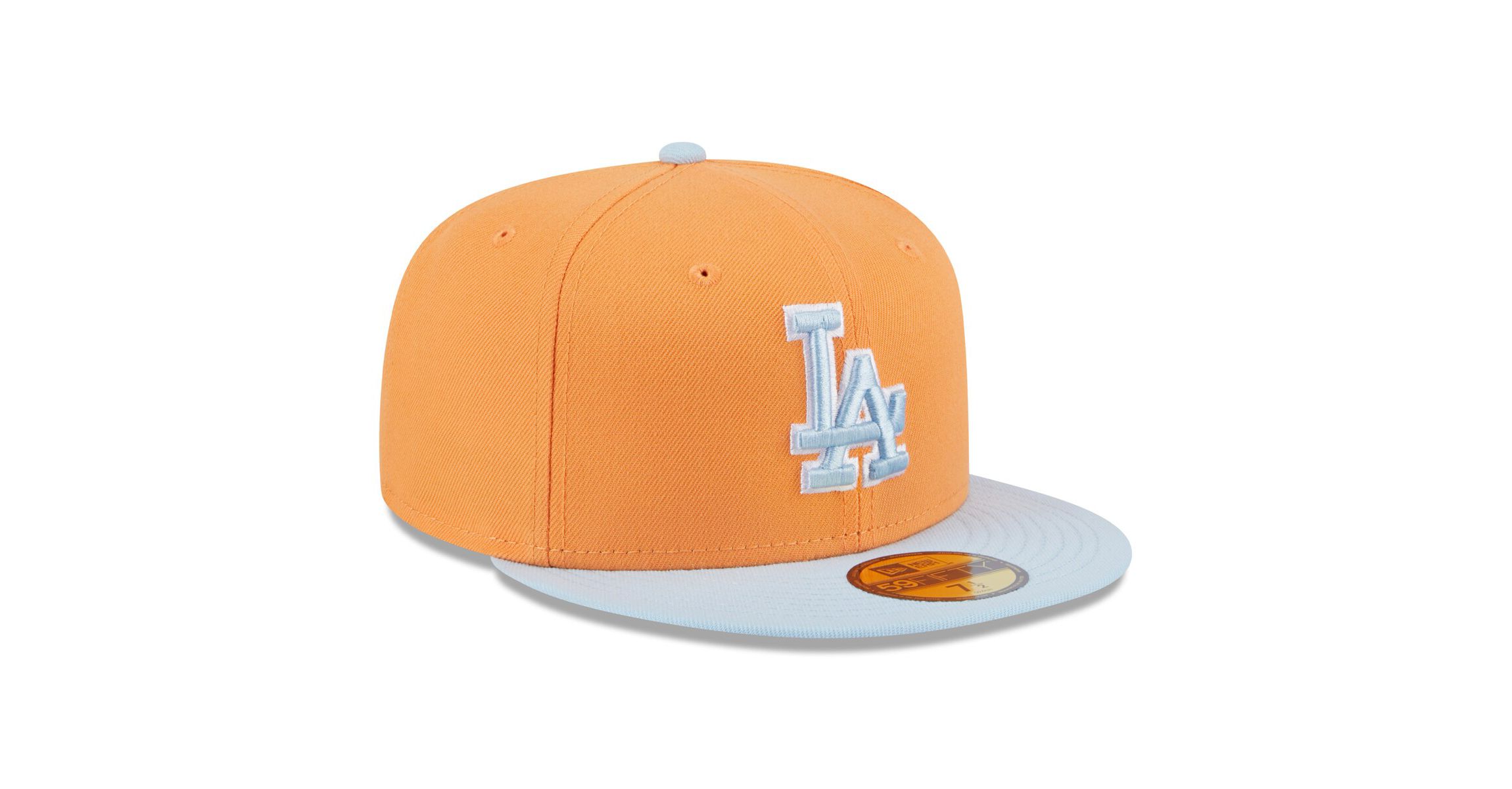 New Era MLB Orange/Light Los Angeles Dodgers Spring Color Basic Two ...