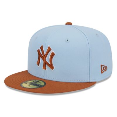 New Era MLB Light Blue/Brown New York Yankees Spring Color Basic Two ...
