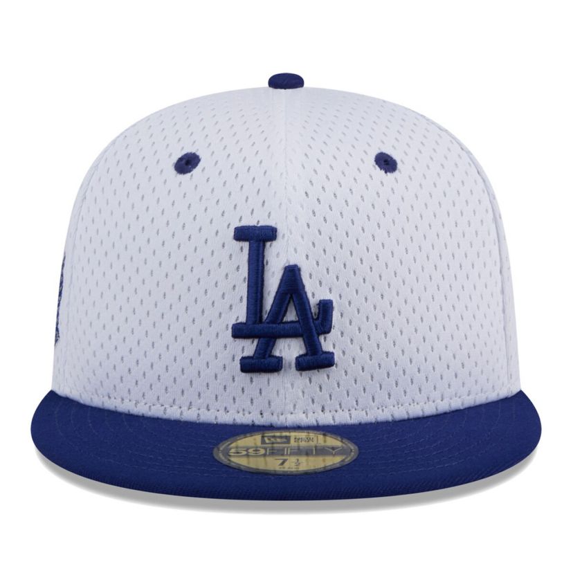 New Era MLB Los Angeles Dodgers Throwback Mesh 59FIFTY Fitted Hat | Belk