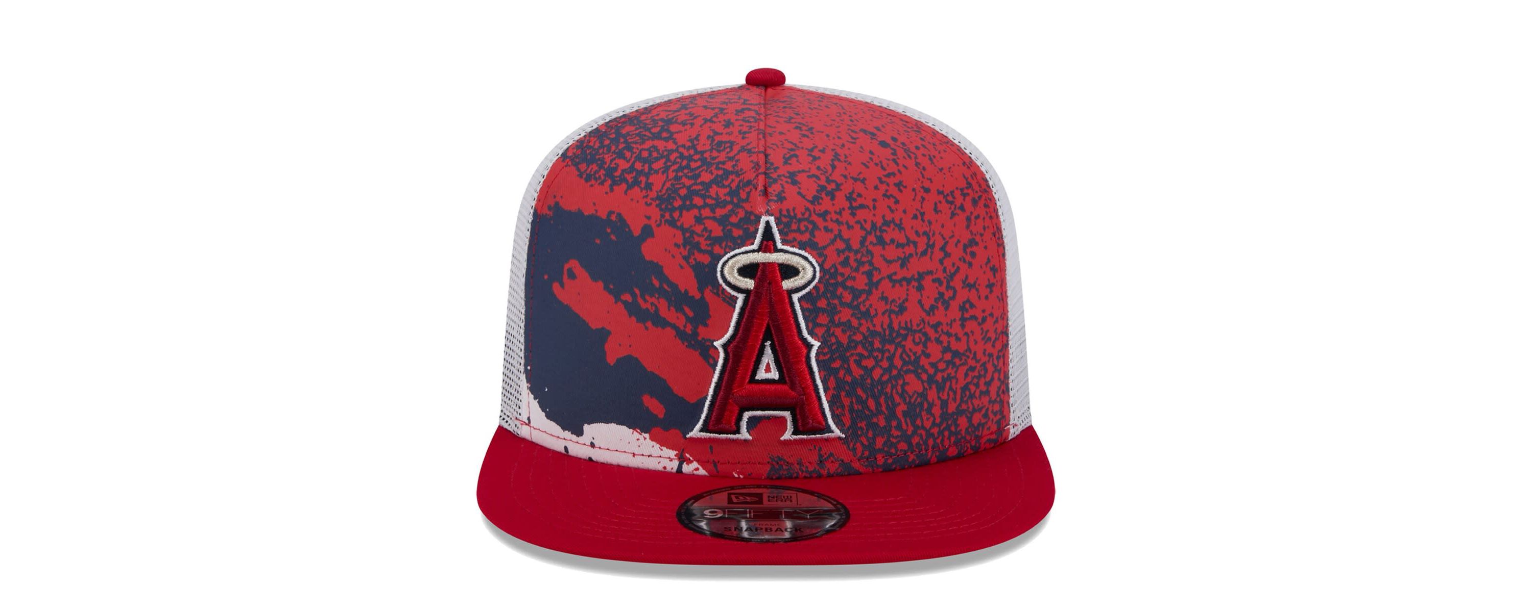 New Era MLB Los Angeles Angels Court Sport 9FIFTY Snapback Hat | Belk
