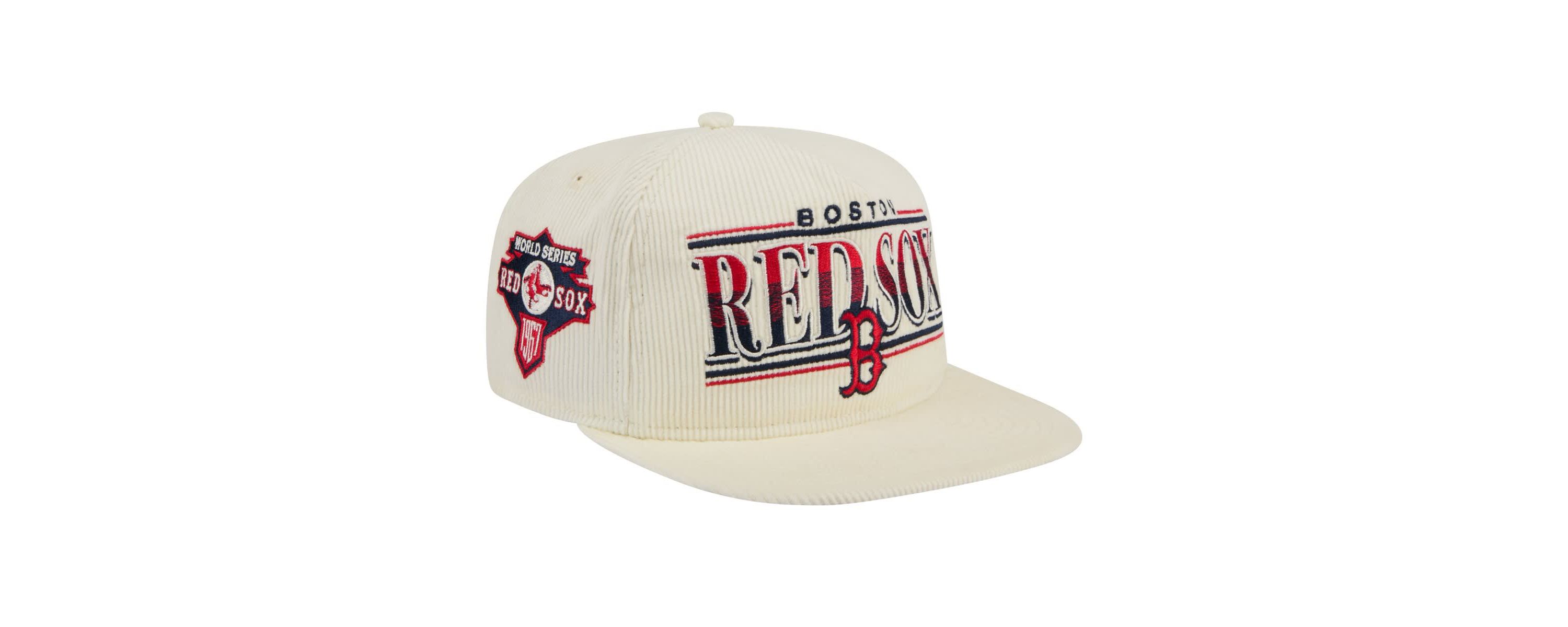 New Era Boston Red Sox MLB Boston Sox Throwback Bar Golfer Corduroy ...