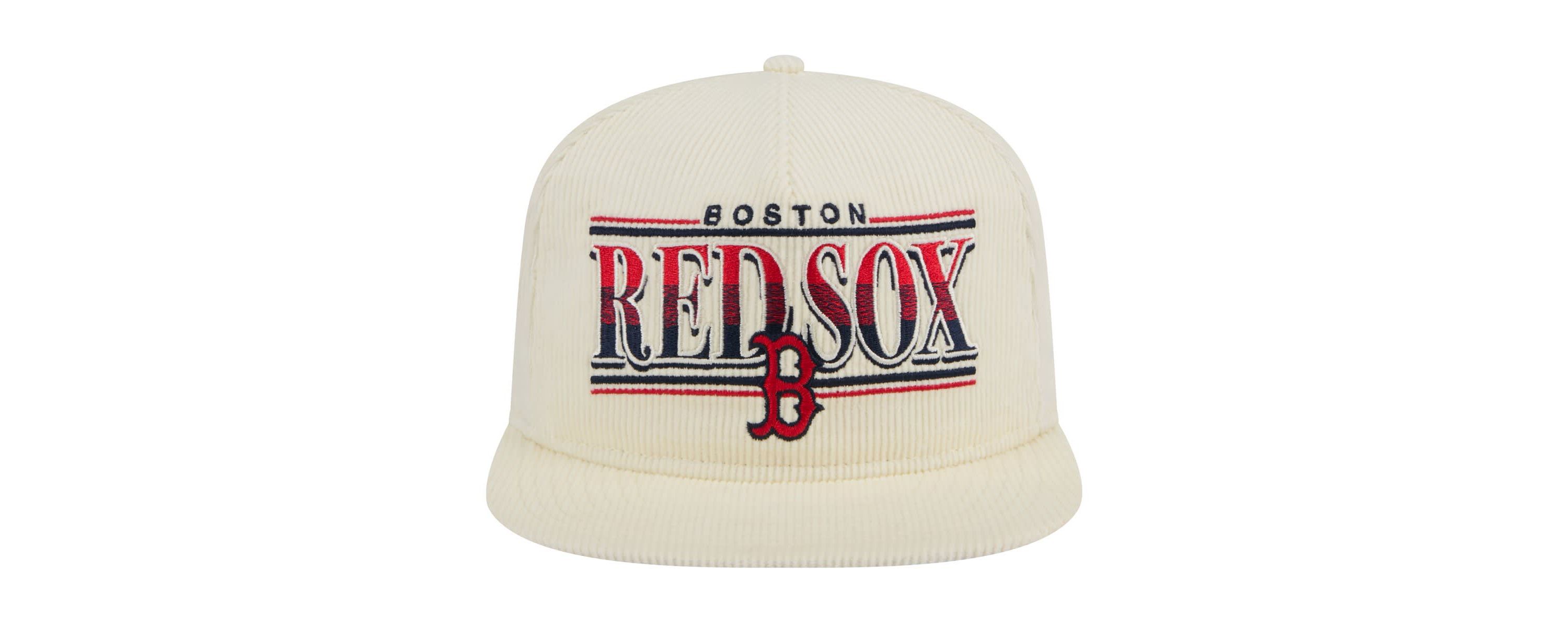 New Era Boston Red Sox MLB Boston Sox Throwback Bar Golfer Corduroy ...