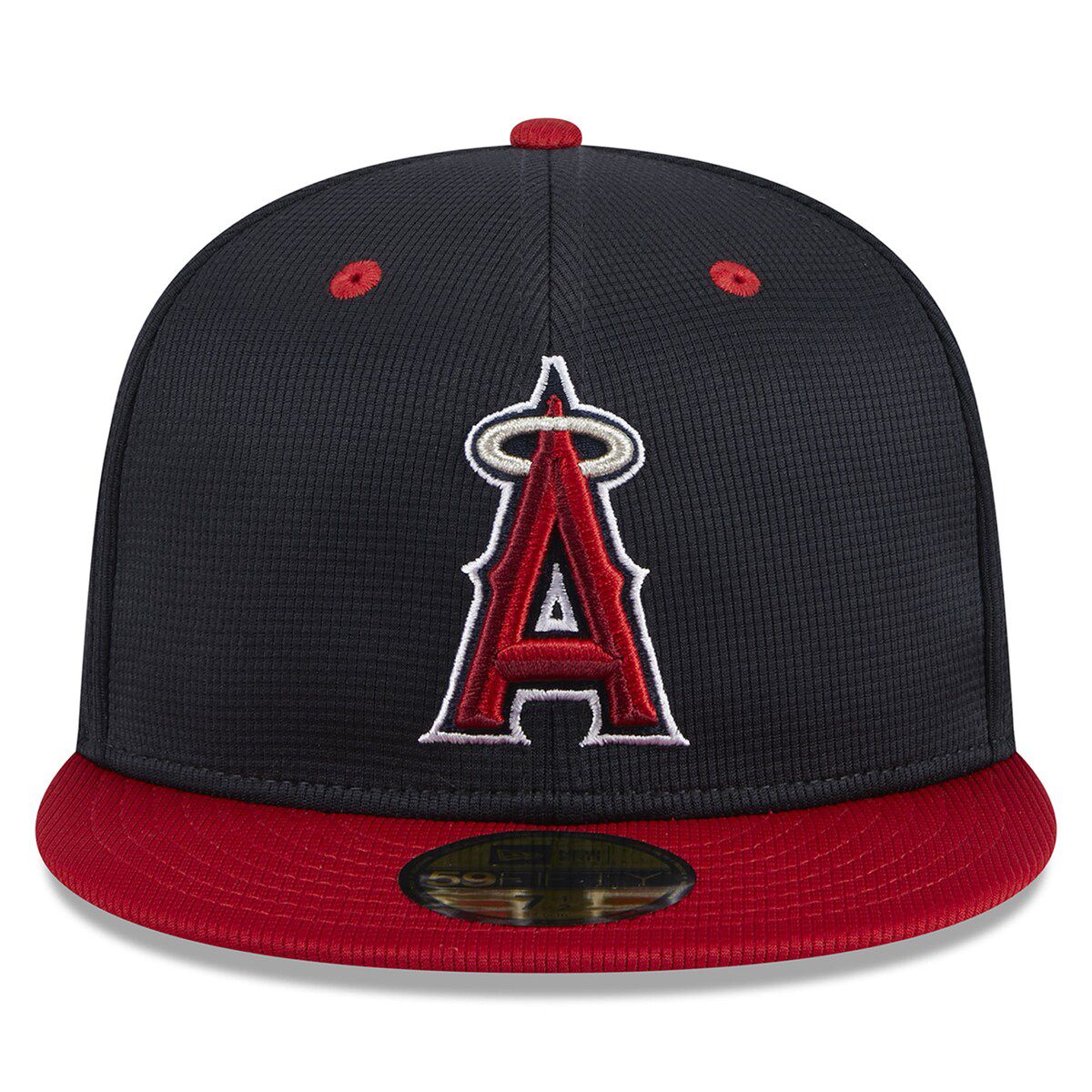 New Era MLB Los Angeles Angels 2025 Batting Practice 59FIFTY Fitted Hat ...