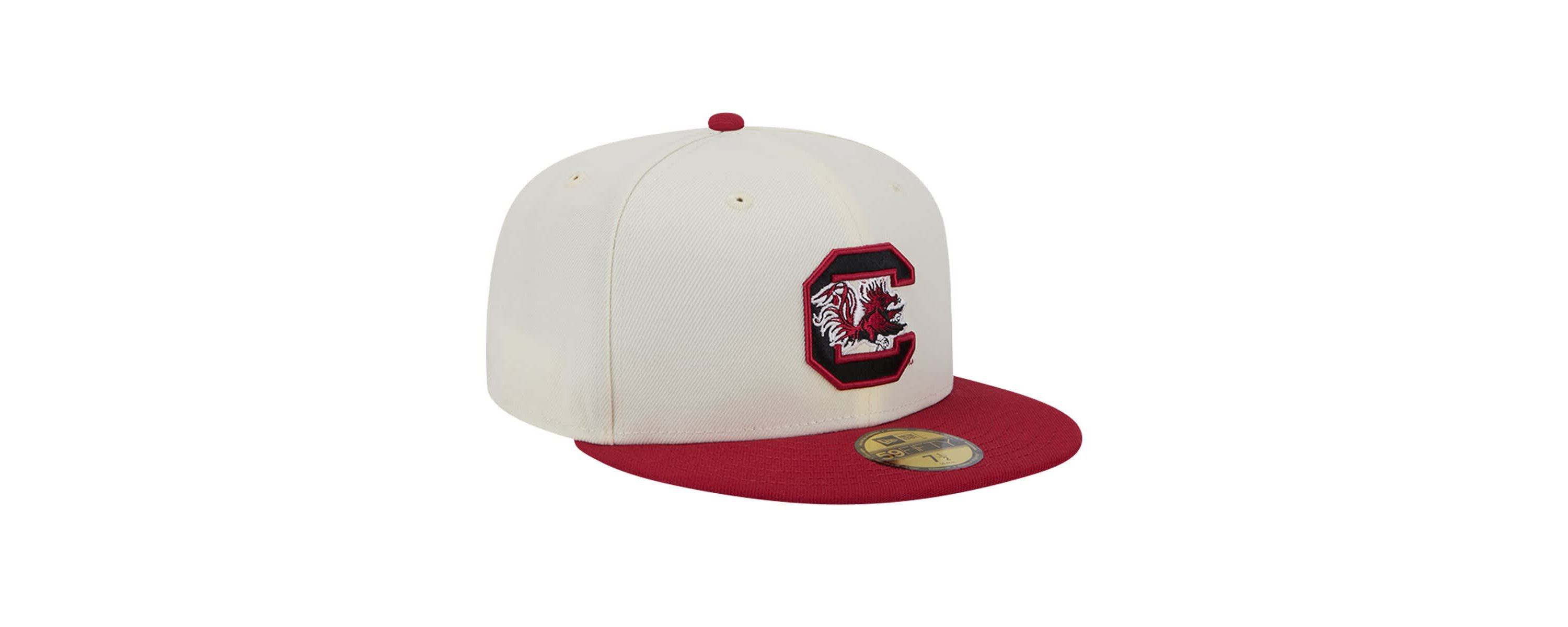 New Era NCAA South Carolina Gamecocks Chrome Vintage 59FIFTY Fitted Hat ...