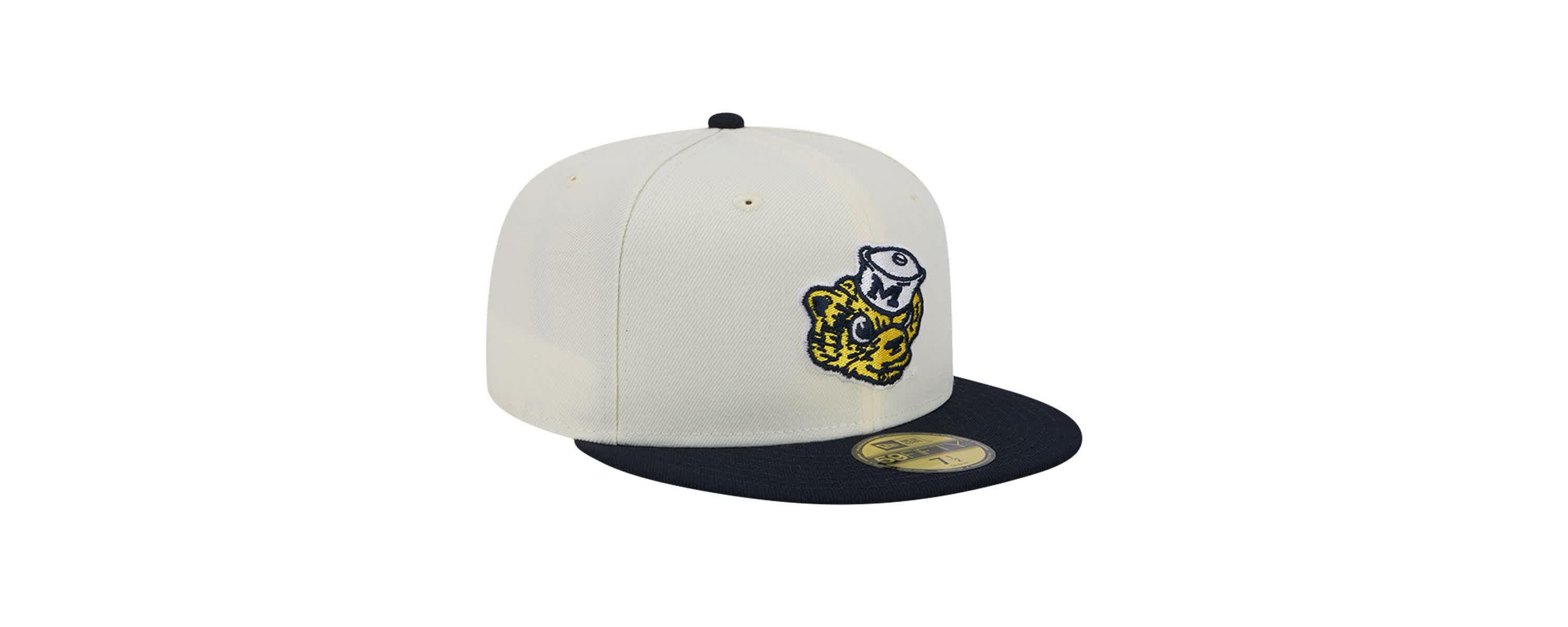 New Era NCAA Michigan Wolverines Chrome Vintage 59FIFTY Fitted Hat | Belk